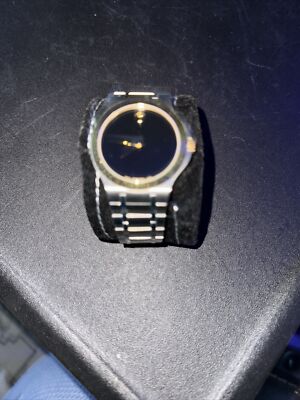 Movado Luno Sport Men's Black Dial Two Tone Swiss Watch - 0606906 ...