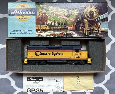 Athearn HO Scale GP35 Baltimore & Ohio B&O Chessie System Diesel ...