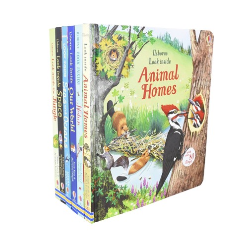 Usborne Look Inside 6 Books Collection Set - Ages 5-7 - Hardback ...