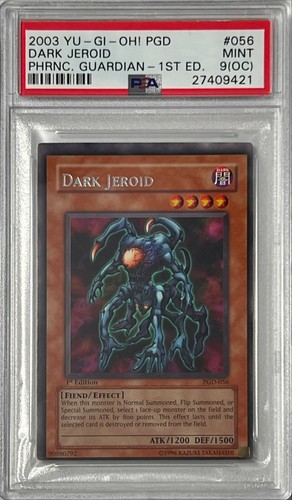 2002 Yu-Gi-Oh! 1st Edition PSA 9 MINT 'Dark Jeroid' PGD-056 ~ ERROR ...