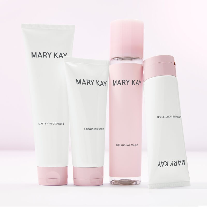 Mary Kay Skincare Regimen Set Combination/Oily Skin – Complete System ...