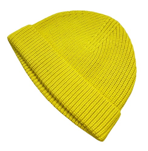 Lululemon Close-Fit Wool-Blend Ribbed Knit Beanie, Size L/XL, Yellow ...
