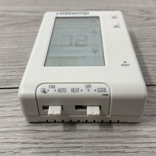 RiteTemp 8035C 7-Day Programmable Digital Thermostat Touch Screen ...