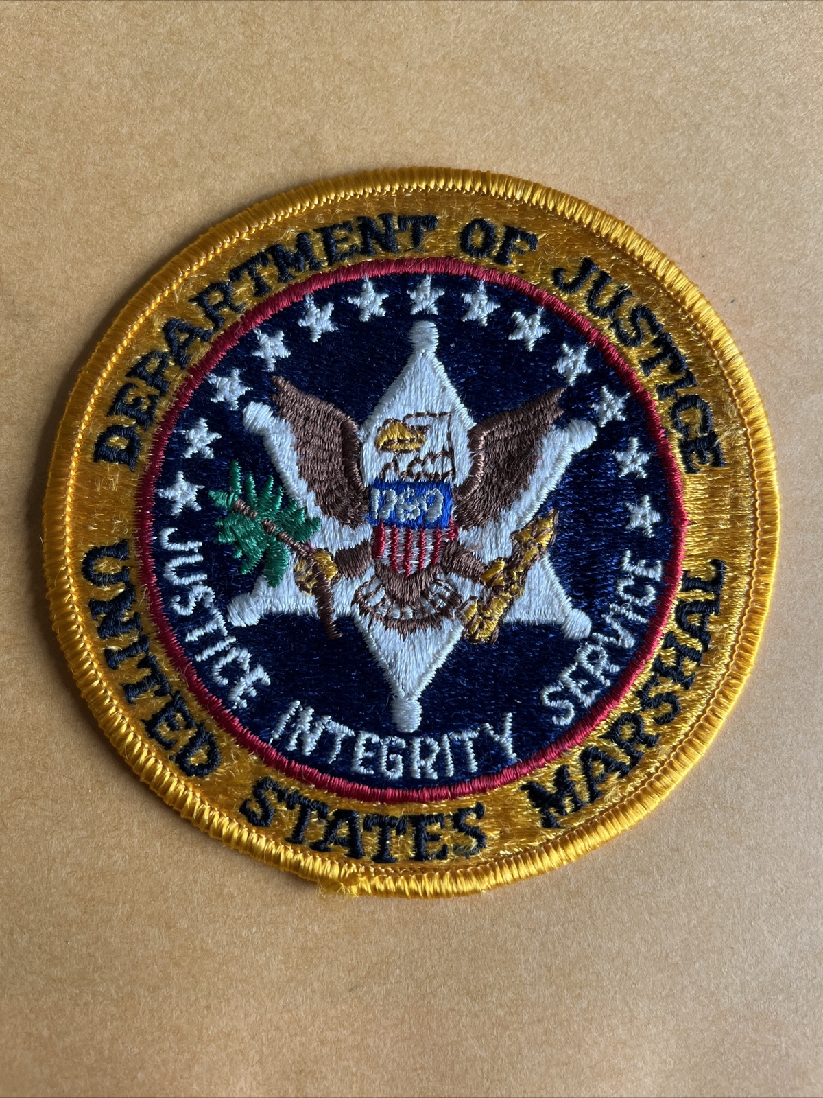 U.S. Department of Justice DOJ United States Marshal Patch | eBay