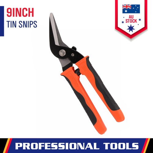 9" Multipurpose Bent Scissors Cutting Tool Snip Tin Sheet Metal ...
