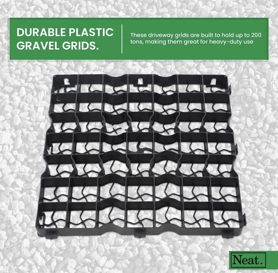 Gravel/Grass Grids Drive Parking Eco Driveway Grid Plastic Geo Grid ...