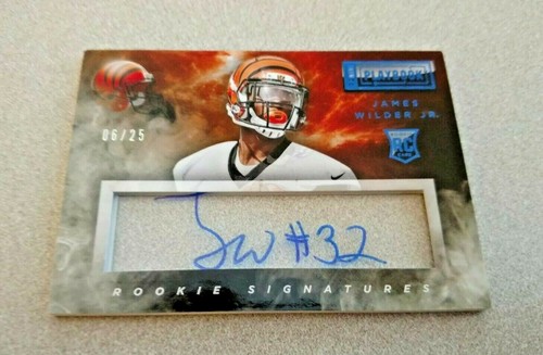 2014 Panini Playbook - Rookie Signatures James Wilder Jr. #134 Blue /25 ...