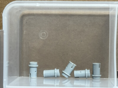 LEGO Parts - Light Bluish Gray Technic, Pin 1/2 - No 4274 - QTY 5 | eBay