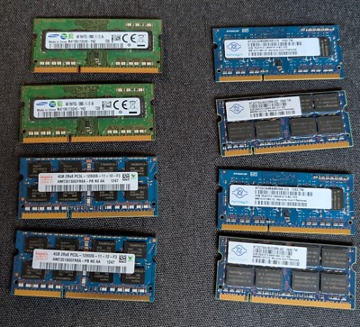 Computer Memory Grab Bag -- Eight (8) Pieces, 24 GB in Total | eBay