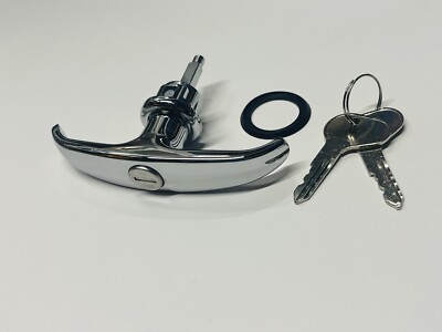 Rear Hatch Lid T Handle Lock With Keys, Chrome VW Type 2 Bus, Kombi | eBay