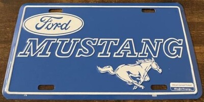 Ford Mustang Booster License Plate Pony Car GT Saleen 1966 1967 1968 ...