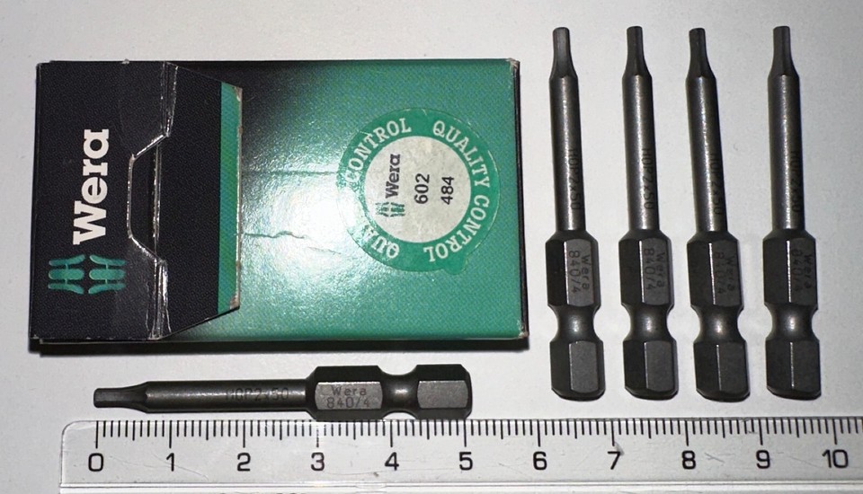 WERA Screwdriver BIT Hex-Plus HOP 2 x 50 840/4 Z SW (5pcs/pack) | eBay