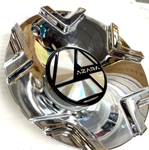 1 Azara Wheels Chrome And Black Center Cap Part# C250L175S (1) | eBay