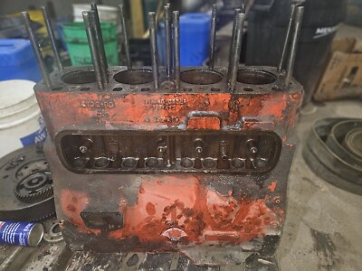 Farmall M MV W6 tractor original IH engine motor block FBK 14629 IH ...