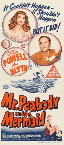 Mr. Peabody and the Mermaid (1948) Comedy DVD Public domain film (Disc ...