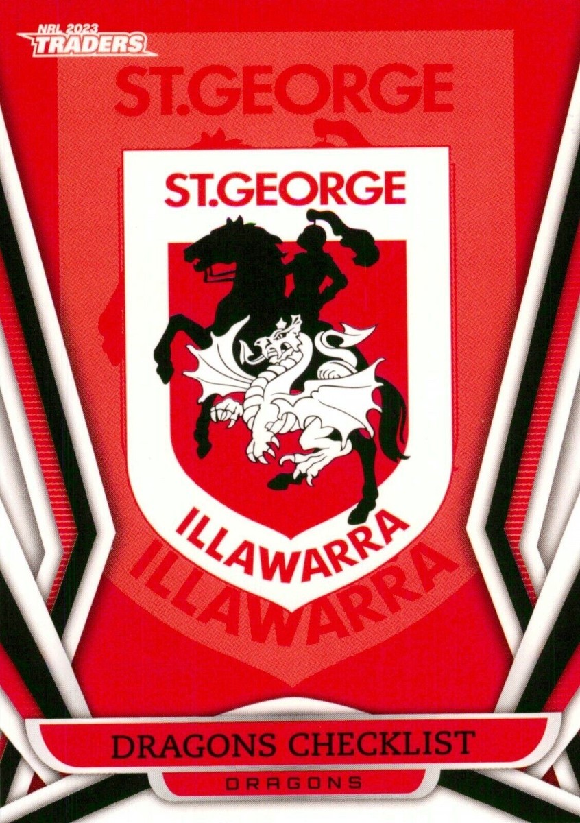 St Dragons Logo St George Illawarra Dragons NRL Club Merchandise