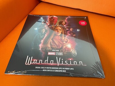 Music From Marvel Studios Wanda Vision Red Vinyl Record - D23 Expo 2022 ...