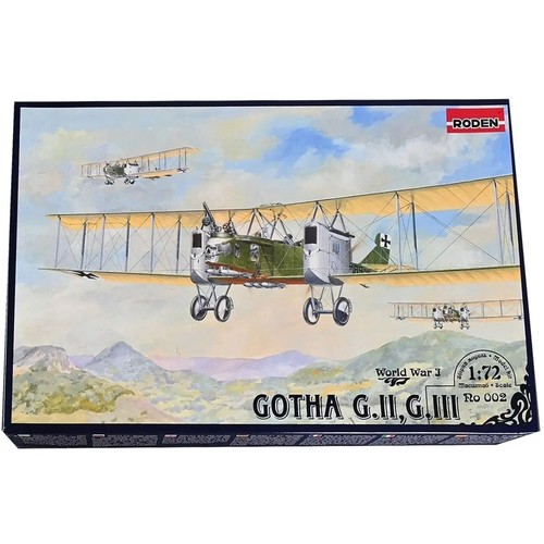 Gotha G.II German Bomber Aircraft WWI 1/72 Scale Plastic Model Kit ...