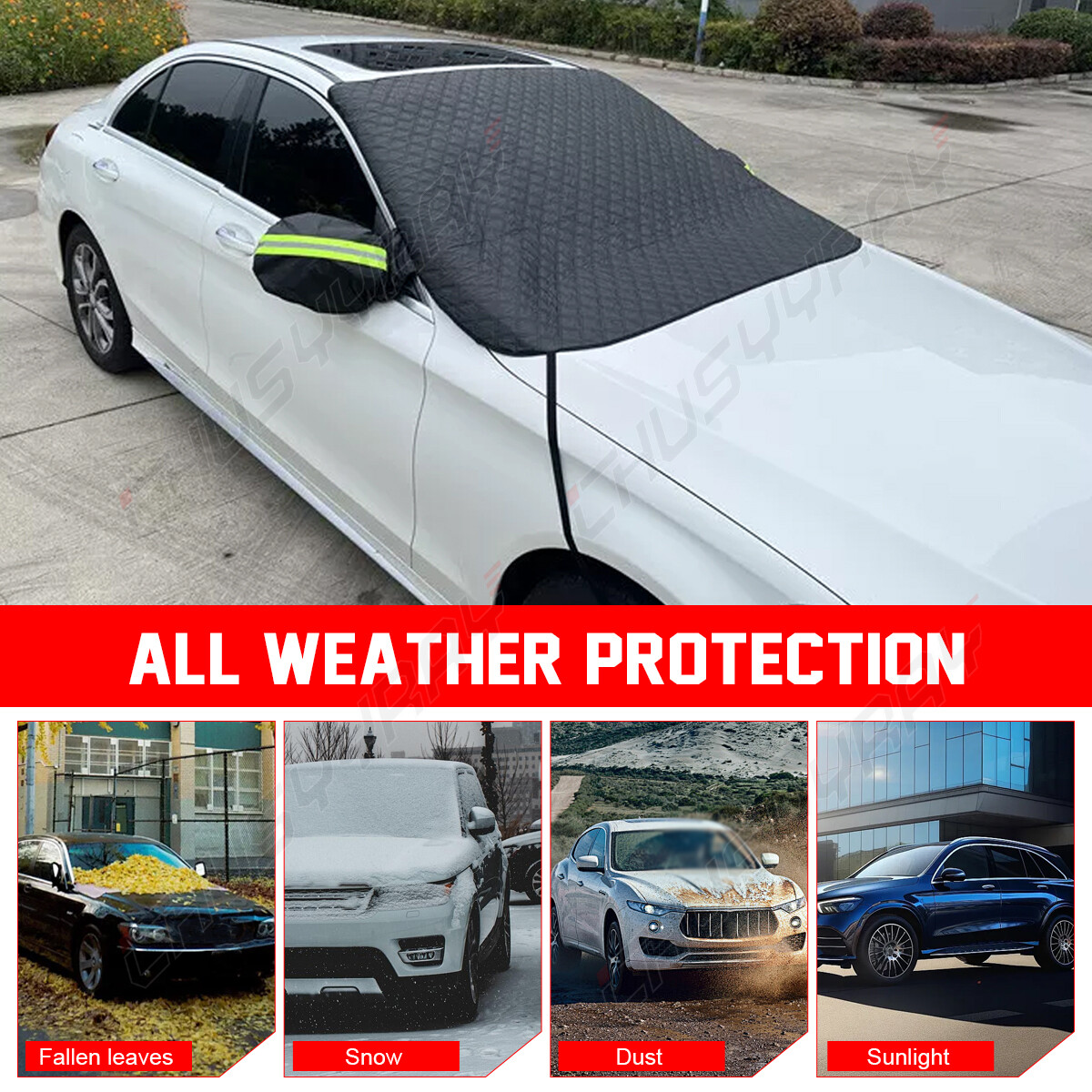 Winter Door Cover Windshield Cover For Ice And Snow, Car Windshield ...