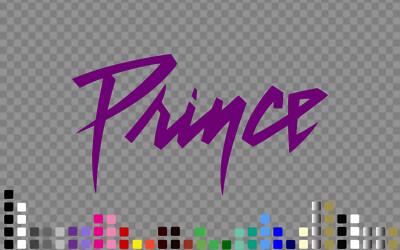 Prince Sticker Decal Symbol Music Car Bike Helmet Laptop Mobile Wall ...