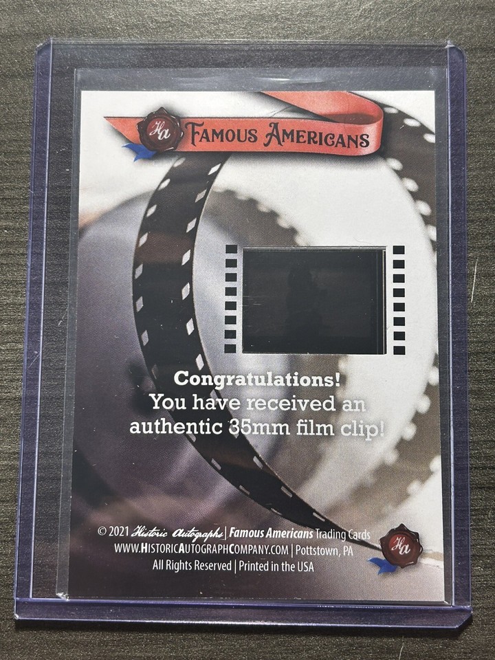 2021 Historic Auto Famous Americans Film Clips /700 Chris Wedge in Ice ...