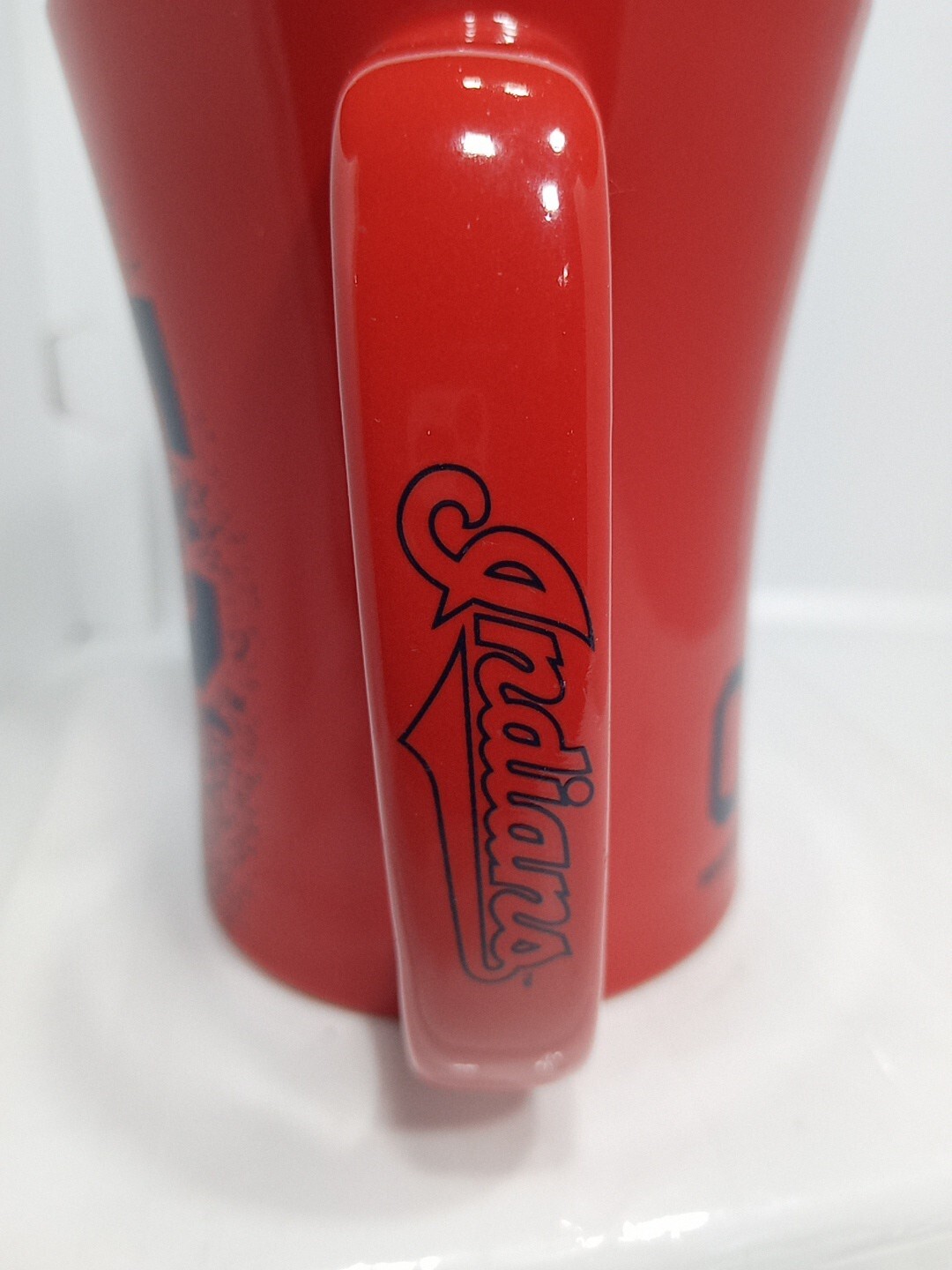 CLEVELAND INDIANS BASEBALL MUG. CLEVELAND MLB BASEBALL MUG. MLB MUG ...