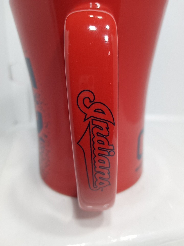 CLEVELAND INDIANS BASEBALL MUG. CLEVELAND MLB BASEBALL MUG. MLB MUG ...