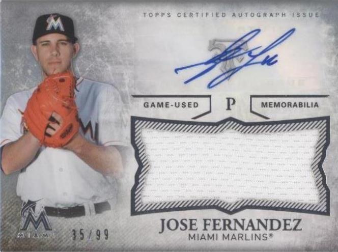 2015 Topps Triple Threads - Unity Autographed Jumbo Relics Jose ...