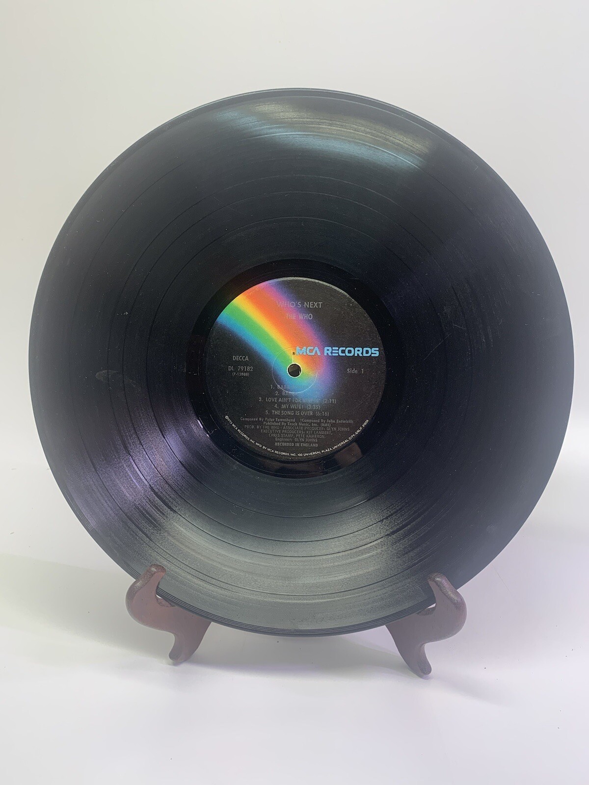 The Who Who's Next 1973 MCA Rainbow Label DL 79182 LP Record Vintage ...