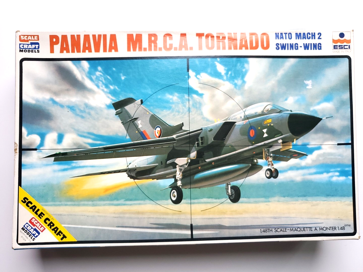 ESCI 1:48 Panavia MRCA Tornado Nato Mach 2 Swing-Wing Model Kit SC4003 ...