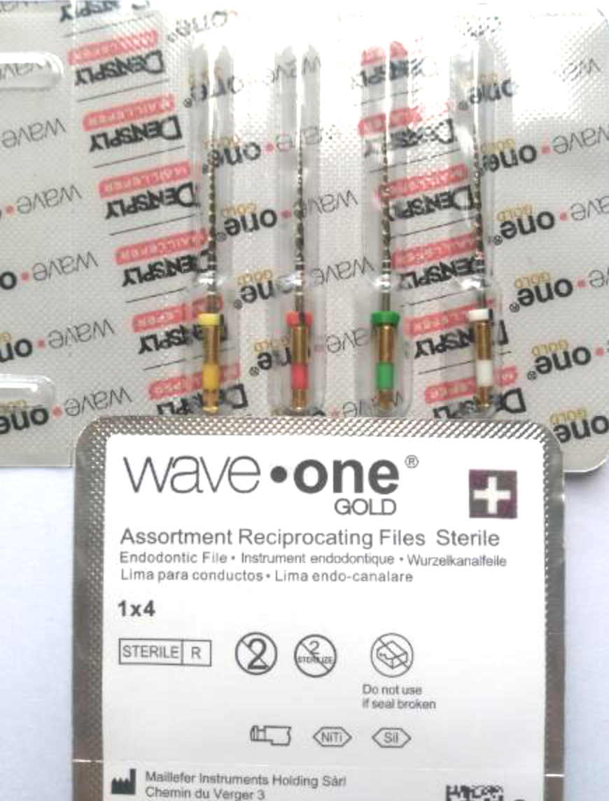 Waveone Gold Wave One Assorted Endodontic File Root Canal Dentsply 4 ...