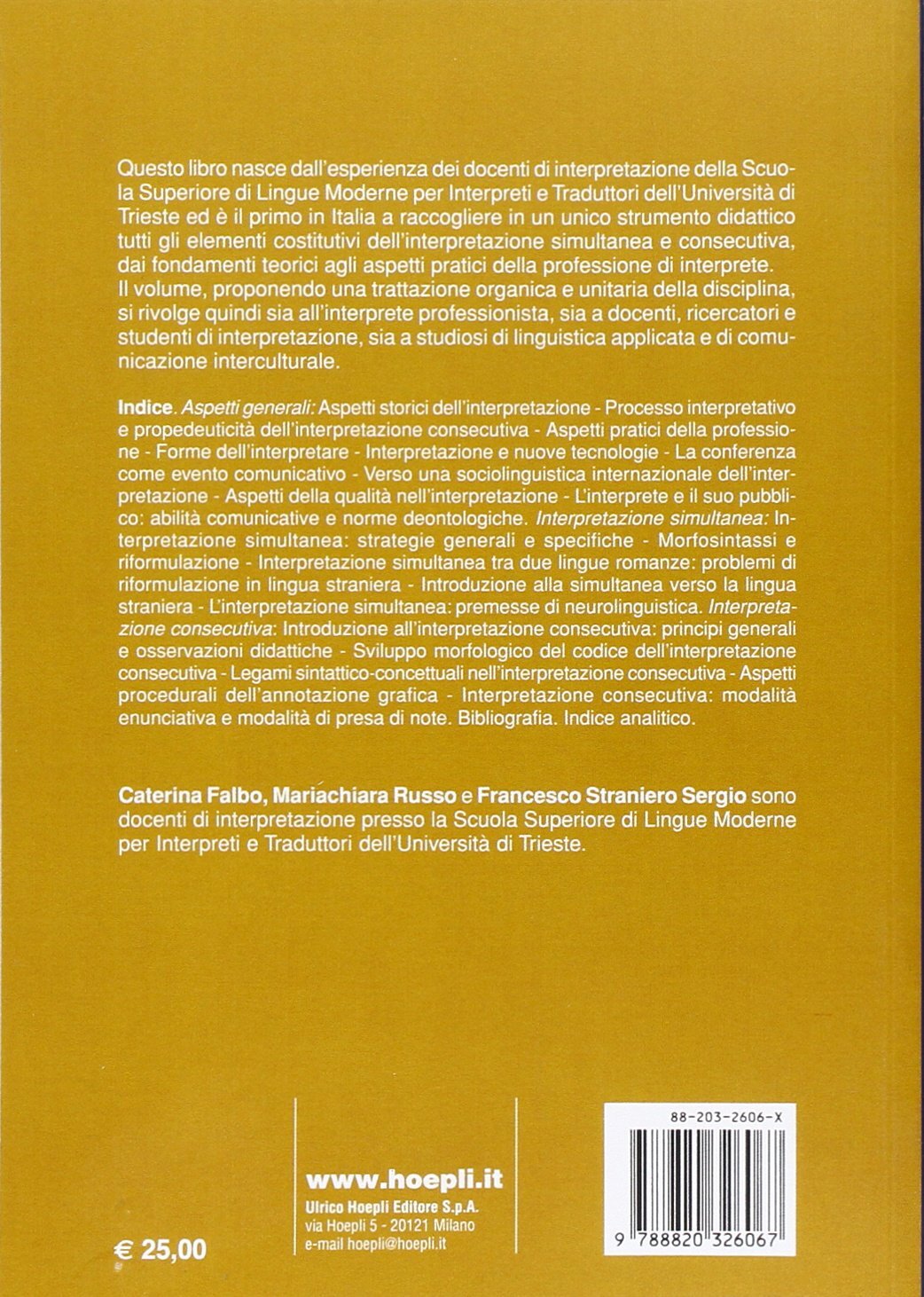 Interpretazione simultanea e consecutiva (1998, Taschenbuch) online kaufen | eBay