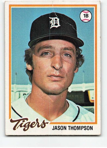 1978 Topps #660 Jason Thompson EX Excellent Tigers ID:121964 | eBay
