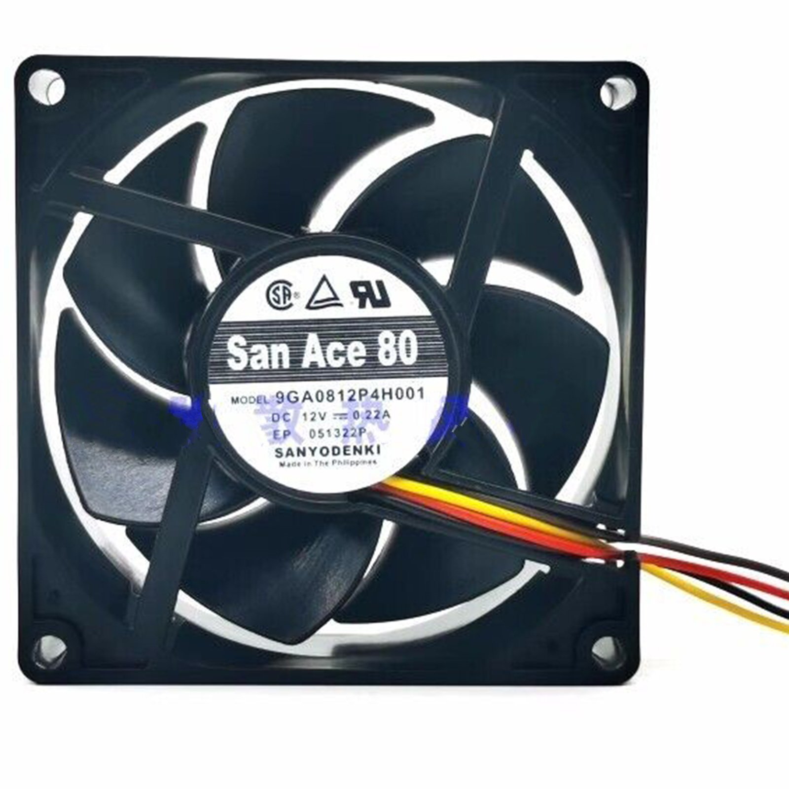 One For SANYO New 9GA0812P4H001 DC12V 0.22A cooling fan Free Shipping ...
