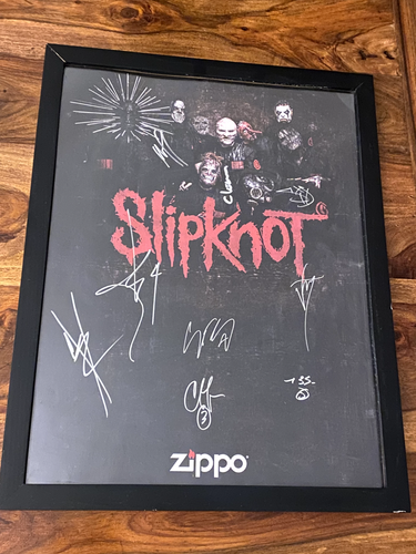 Authentic Autographed Slipknot Poster Signed by all 9 Members 2015 ...
