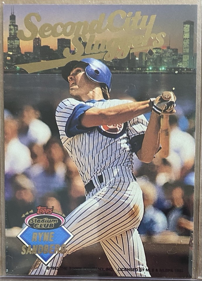 Frank Thomas/ Ryne Sandberg 1993 Topps Stadium Club - Second City ...