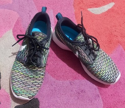 Nike Roshe Run Flyknit Rare Multicoloured Running Shoes 704927 001 ...