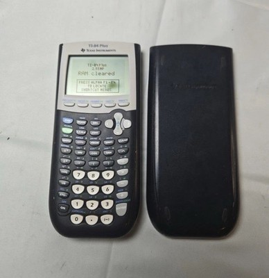 Texas Instruments T1-84 Plus Graphing Calculator w/ Cover FAST SHIPPING ...