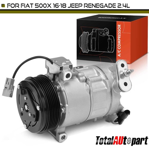 1x A/C Compressor w/ Clutch for Fiat 500X 2016-2018 Jeep Renegade 2015 ...