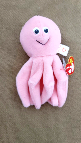 Ty Beanie Baby Inky Octopus Stuffed Bean Bag Plush PVC Pellets | eBay