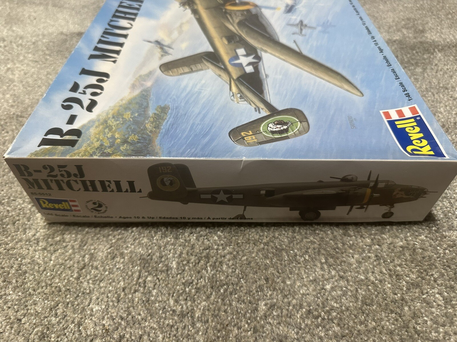 Revell Scale 1/48 B-25J Mitchell 85-5512 (PARTIALLY STARTED) READ ...