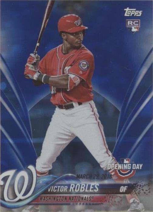 2018 Topps Opening Day - Victor Robles #127 Rainbow Blue Foil (RC) for ...