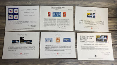 Lot Of Vintage US Post Office Stamp Print Cards 1970s A4 | eBay