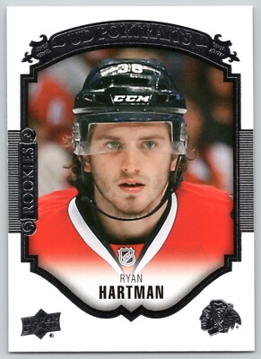 RYAN HARTMAN 2015-16 UPPER DECK UD PORTRAITS ROOKIES 15-16 NO P-59 ...