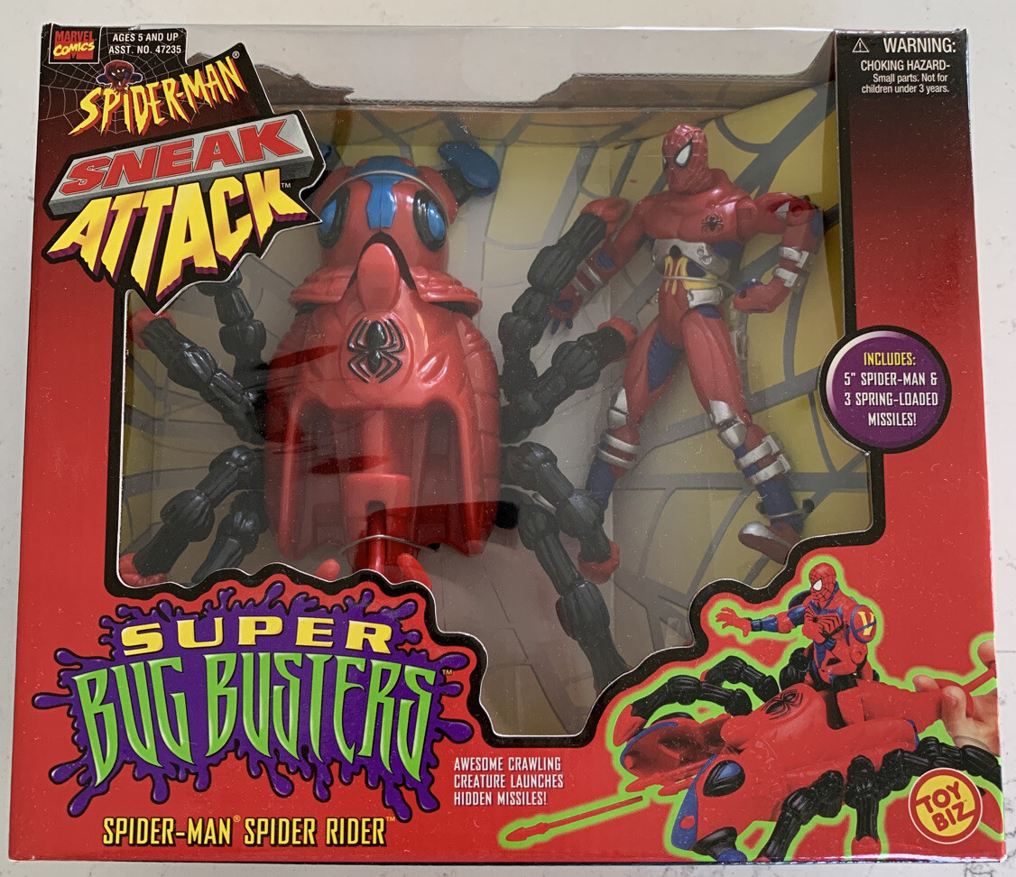 Marvel Comics Spider-Man Sneak Attack Super Big Busters ,Toy Biz,(B168 ...