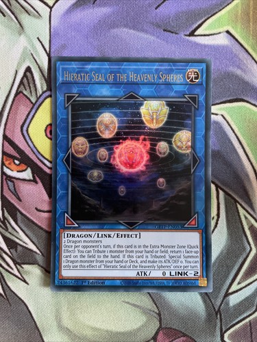 GFTP-EN053 Hieratic Seal Of The Heavenly Spheres 1st Edition NM Yugioh ...