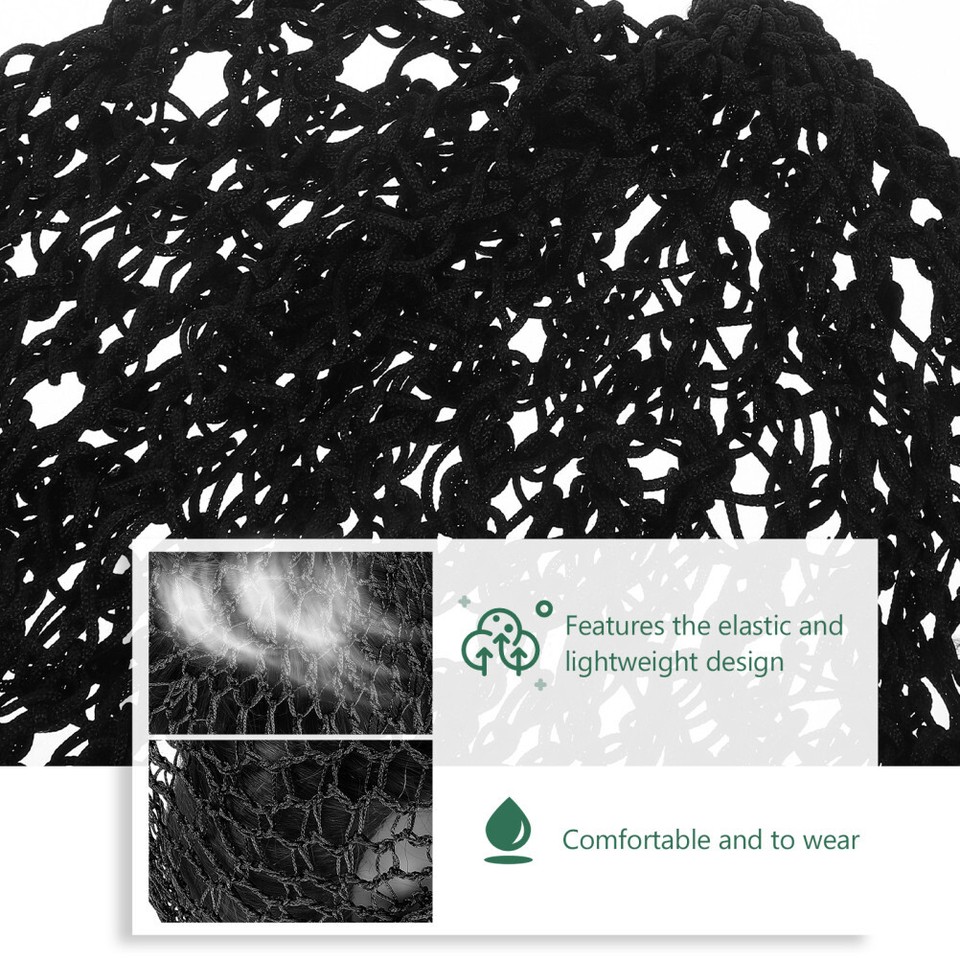 1PC Rayon Net Hair Net Hair Net Bands hair net bonnet hat black girl ...