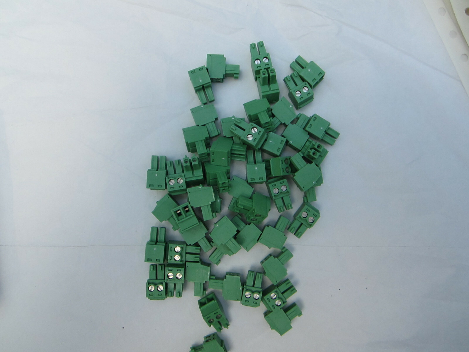 PHOENIX CONTACT 1803578 TERMINAL BLOCK 2 POSITION PLUGS LOT OF 50 | eBay