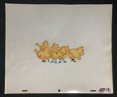 POTATO MAN 12.5x10.5" Multi-Layer Animation Cel - Singing Potatoes GP ...