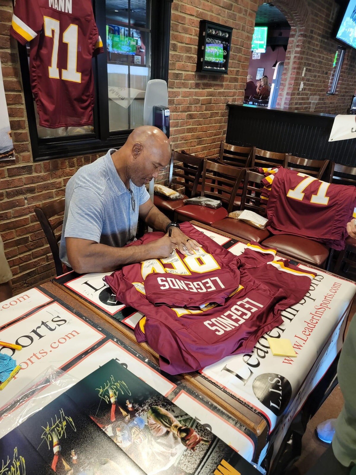RFK Legends Jersey - 13 Washington Redskins Autographs With ...